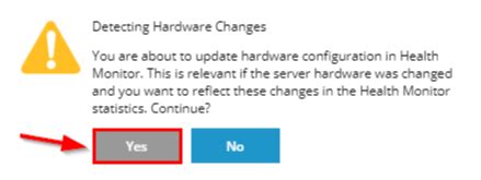 Plesk Onyx Updating Health Monitoring After A Hardware Change Conetix