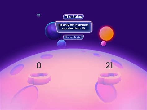 I Numbers Smaller Than 20 Whack A Mole