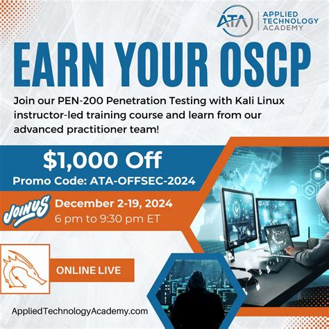 Applied Technology Academy On Linkedin Pwk Oscp Penetrationtesting Cybersecurity Kalilinux…
