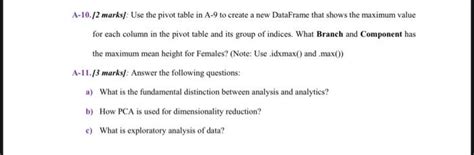solved 1 4 marks read the files hw3 dataal and
