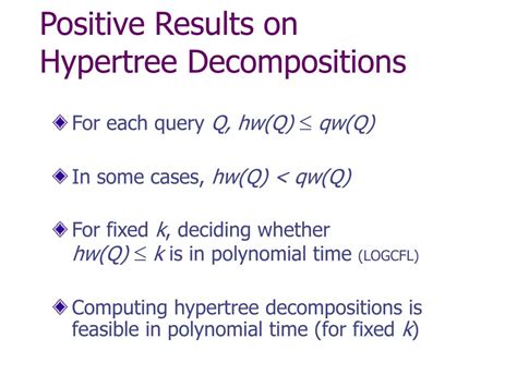 Ppt Hypertree Decompositions Powerpoint Presentation Free Download Id1359216