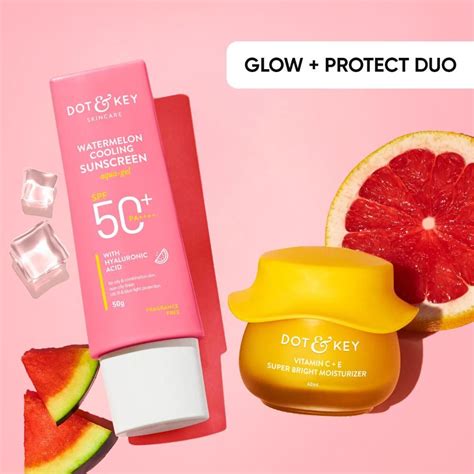 Dot And Key Skin Care Combo With Vitamin C Moisturizer And Watermelon