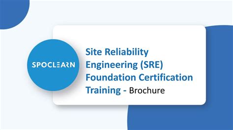 Ppt Sre Certification In Switzerland Spoclearn Powerpoint Presentation Id 12842270