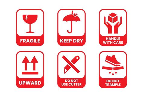 Care Label Vector Art Illustration Packing Clip Art Projects Sign