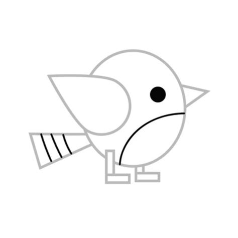 How To Draw A Bird In 6 Easy Steps