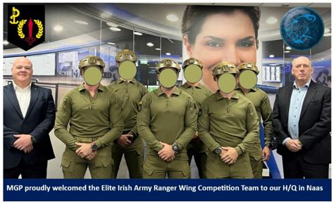 Irish Army Ranger Wing Ctc Competition Team Visit Manguard Plus Hq