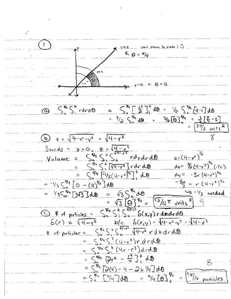 Dust Particles Calculus Three Solved Exam Docsity