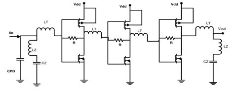 This Circuit Uses 7 Inductors For 3 Stage And 9 Inductors