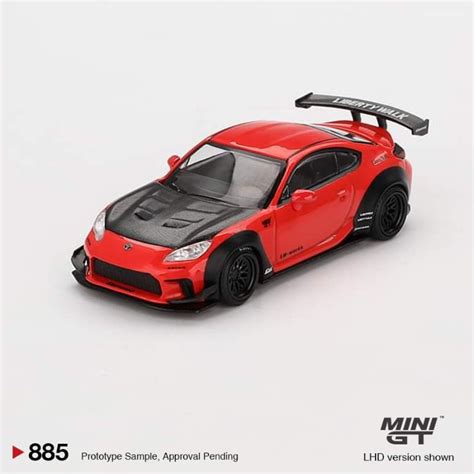 Pre Order Mini Gt Toyota Gr86 Lb Nation Red May2025 Miniature Toy Shop