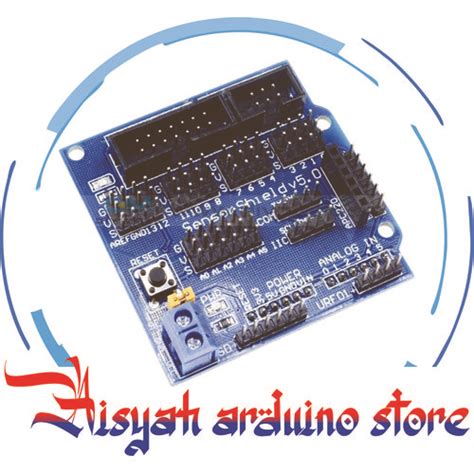Jual Sensor Shield Digital Analog Module Servo Motor Arduino Uno R3 Mega Kota Surabaya