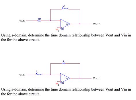 Solved OU Vout Vs Using S Domain Analysis Determine The Chegg Com