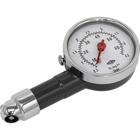 60psi Premium Tyre Pressure Gauge With Offset Valve Connector Metal Body Dial 60psi Premium Tyre Pressure Gauge With Offset Valve Connector Metal Body Dial