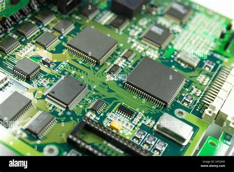 Electronic Circuit Board Part Of Electronic Machine Component Concept Technology Of Computer
