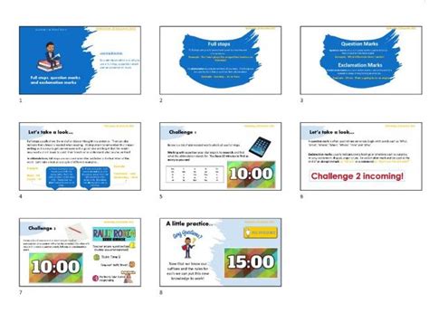 Full Stops Question Marks And Exclamation Marks Teaching Resources