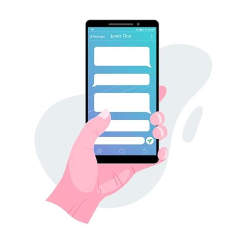 Premium Vector Messaging Template