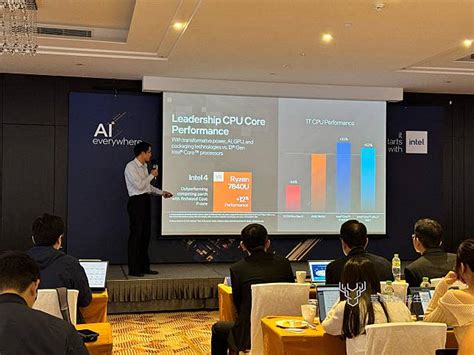 Intel 在台展示多款搭載core Ultra處理器的 Ai 筆電！效能、顯示、ai 都遠超前代