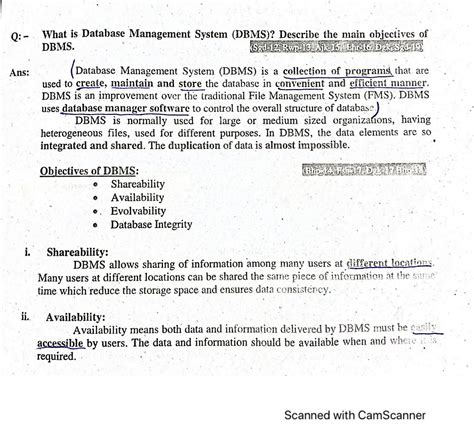 Solution Objectives Features Advantages Disadvantages Of Database