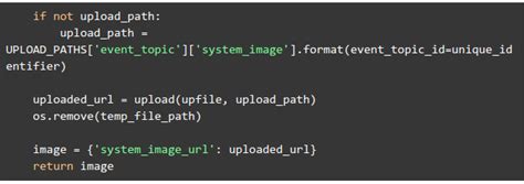 Loading Default System Image Of Event Topic On Open Event Server