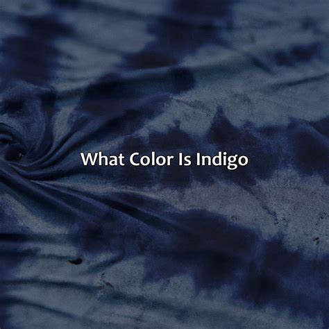 Indigo Color Image