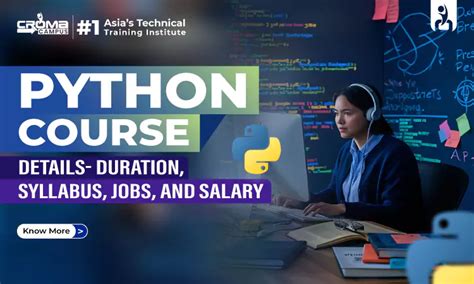 Python Course Details Duration Syllabus Jobs And Salary