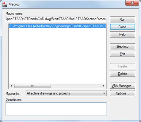 Autodesk AutoCAD Macro