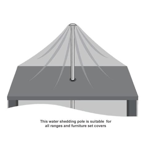 Garden Table Centre Water Shedding Pole