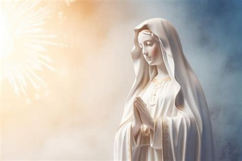 Virgem maria mãe de jesus cristo cristianismo fé religião conceito Foto Premium