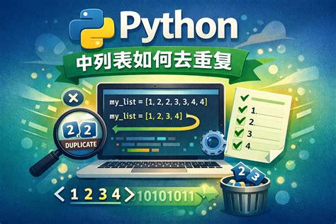 Python 中列表如何去重复 Python 中列表如何去重复