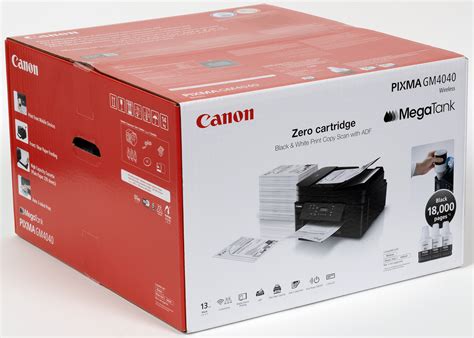 Обзор монохромного струйного МФУ Canon Pixma GM4040 со встроенной СНПЧ ...
