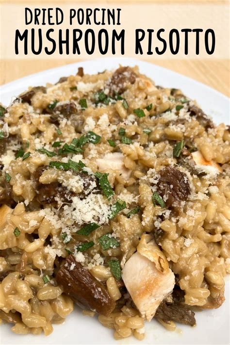 Authentic Dried Porcini Mushroom Risotto Recipe