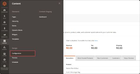 steps to enable or disable magento 2 demo store notice
