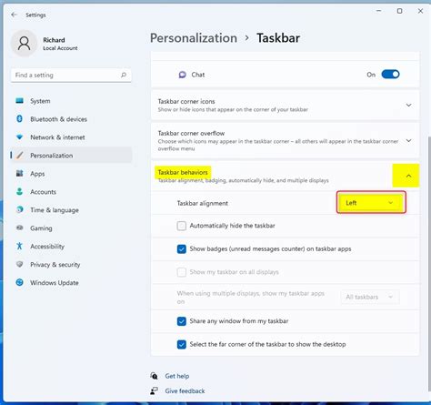 Align Taskbar Left Or Center In Windows 11 Geek Rewind