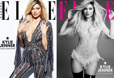 Kylie Jenner Poses On Two Elle Magazine Covers