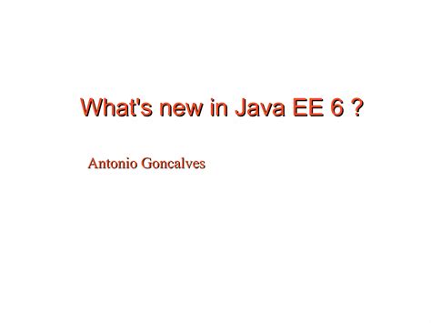 whats new in java ee 6 pdf web development internet