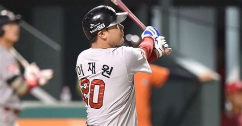 이재원 진야곱 상대 달아나는 투런시즌 6호