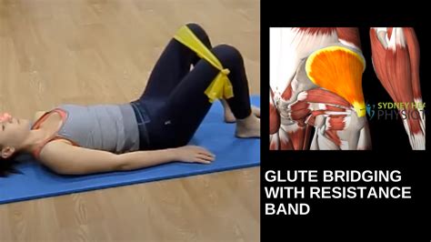 Glute Bridging With Resistance Band — Sydney Health Physiotherapy