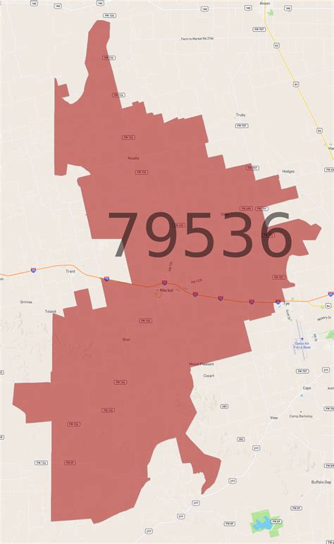 Zip Code 79536 AtlasBig Com