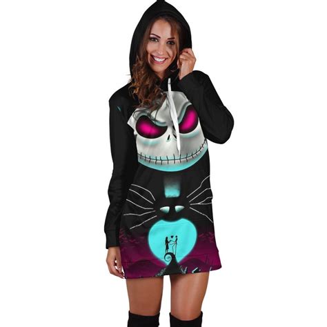 Jack And Sally Hoodie Dress Themarketfarmer