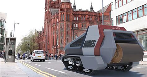 The Worlds First Pothole Fixing Robot That Uses Ai To Repair Road