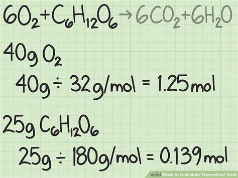 How To Calculate Theoretical Yield 12 Steps With Pictures