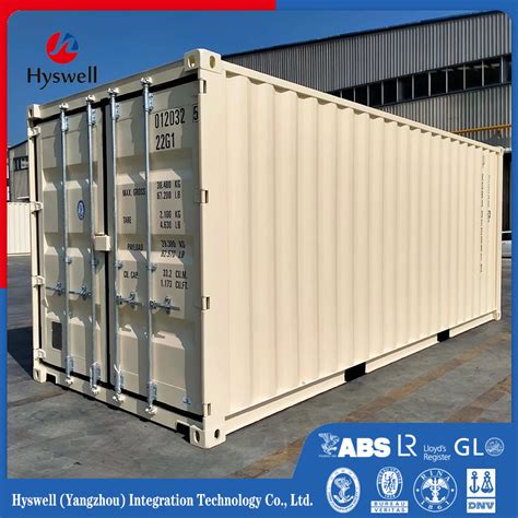 Hyswell 20gp Shipping Container 20 Ft Iso Standard Shipping Sea Container Dry Containers Corten