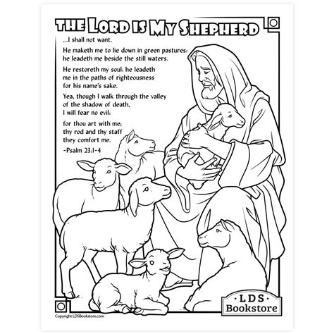 Free Psalm 23 Coloring Pages Download Free Psalm 23 Coloring Pages Png