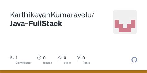 Github Karthikeyankumaravelujava Fullstack