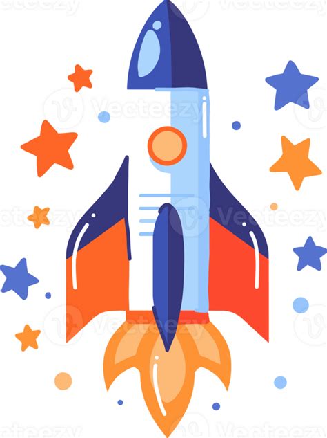 Hand Drawn Rocket In Flat Style 27119484 PNG Hand Drawn Rocket In Flat Style 27119484 PNG