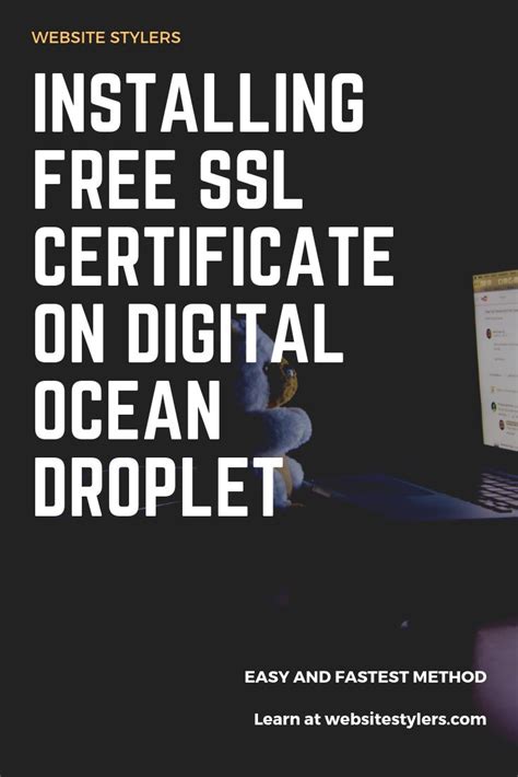 Installing Free Ssl Certificate On Digital Ocean Droplet Digital