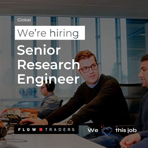 Were Hiring Join Flow Traders As The New Senior Research Engineer In