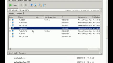 Ethical Hacking Hands On Training Network Scanning Advanced Ip Scanner Youtube