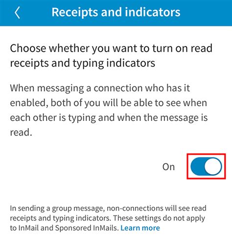 Linkedin Heres How To Turn Off Read Receipts Typing Indicators