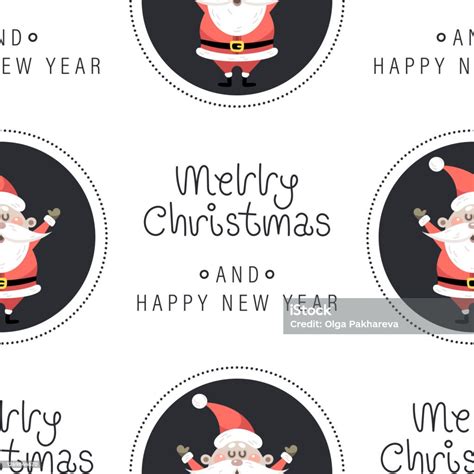 새해 또는 크리스마스축제 배경 산타 클로스와 비문의 매끄러운 질감 벽지 패턴 채우기 웹 페이지 표면 텍스처 섬유 인쇄 포장지