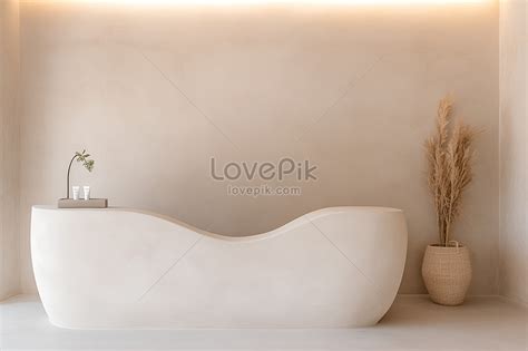 현대적인 리셉션 데스크와 식물 사진 무료 다운로드 Lovepik